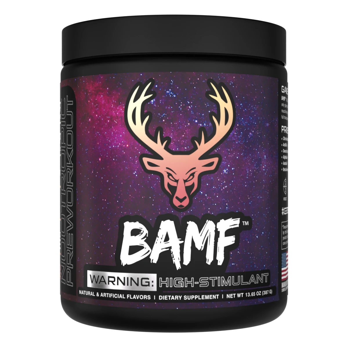BAMF High Stimulant Nootropic Pre-Workout - Bucked Up