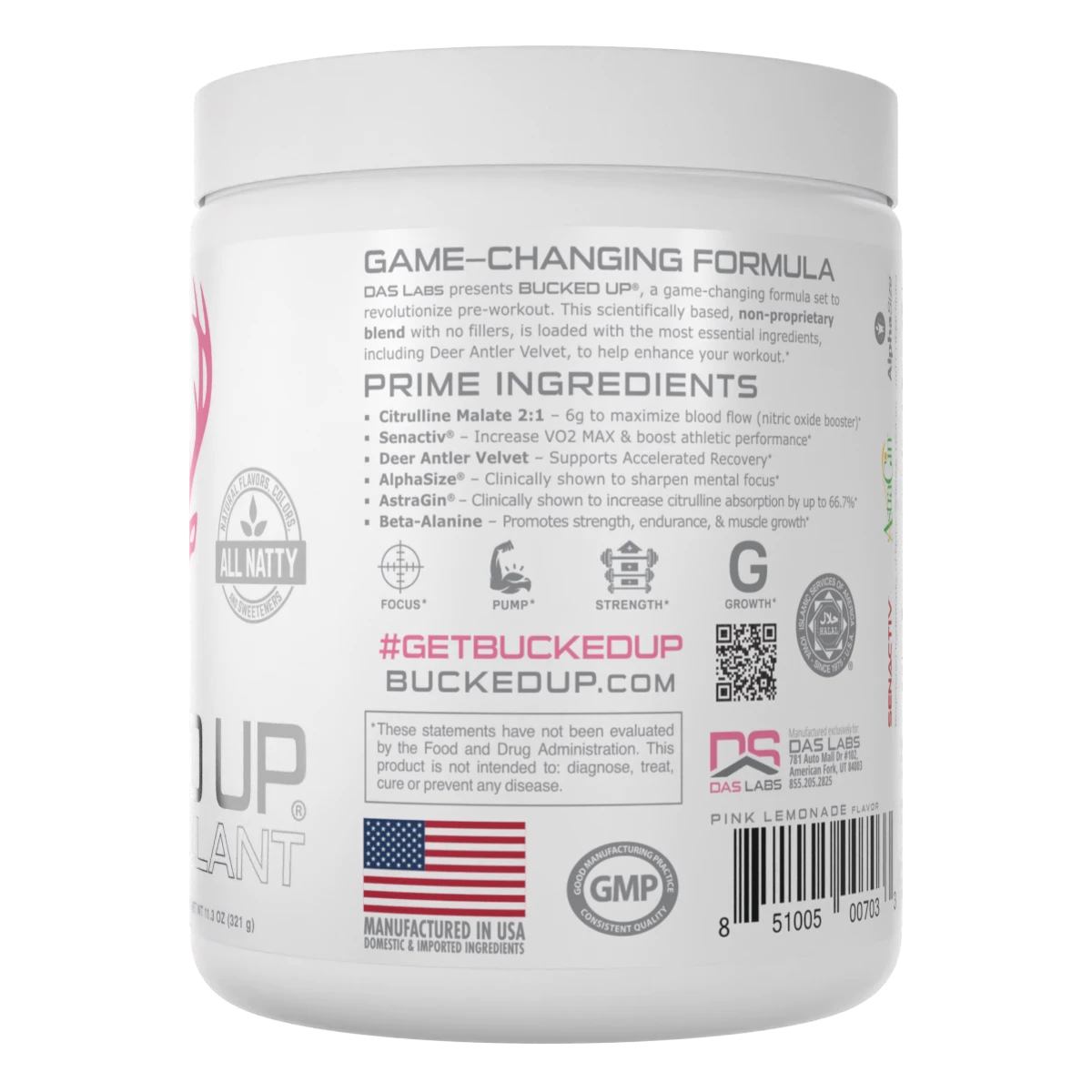 Bucked Up - Non-Stimulant Pre-Workout - Bucked Up