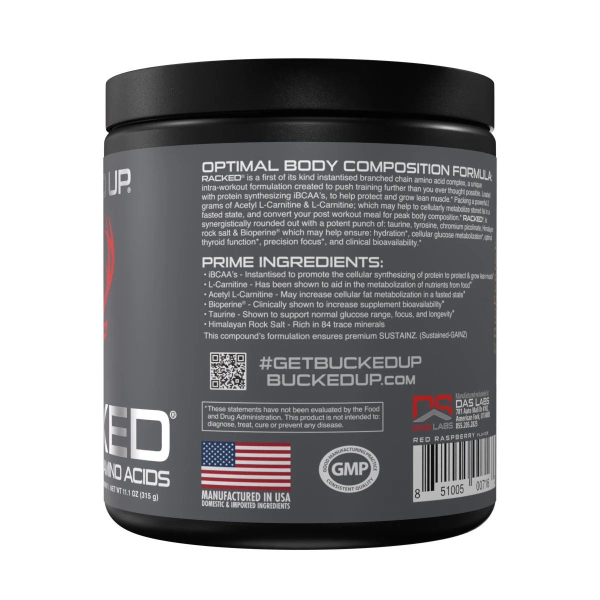 RACKED BCAA Supplement - Bucked Up