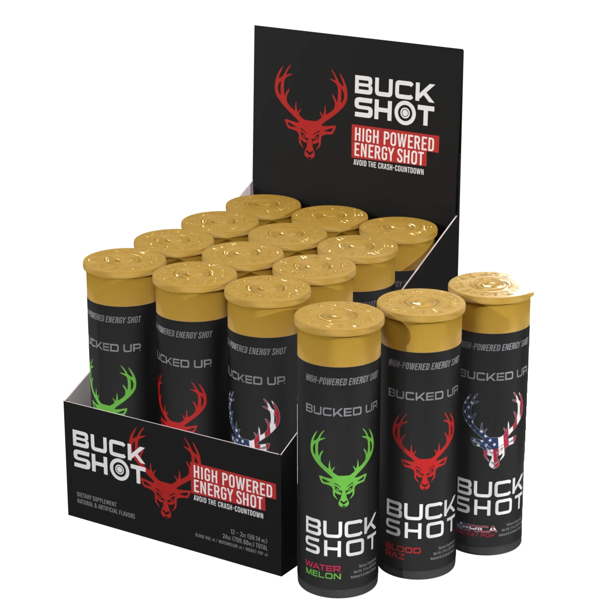 Buck Shot - 12 Pack - Bucked Up