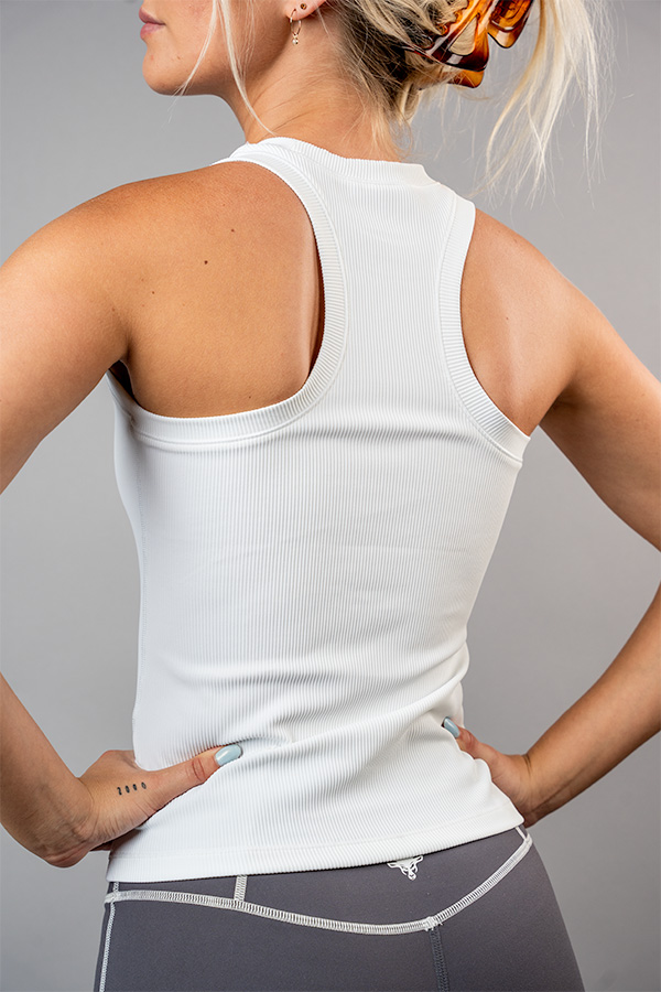 Ribbed Racerback Tank - Bucked Up