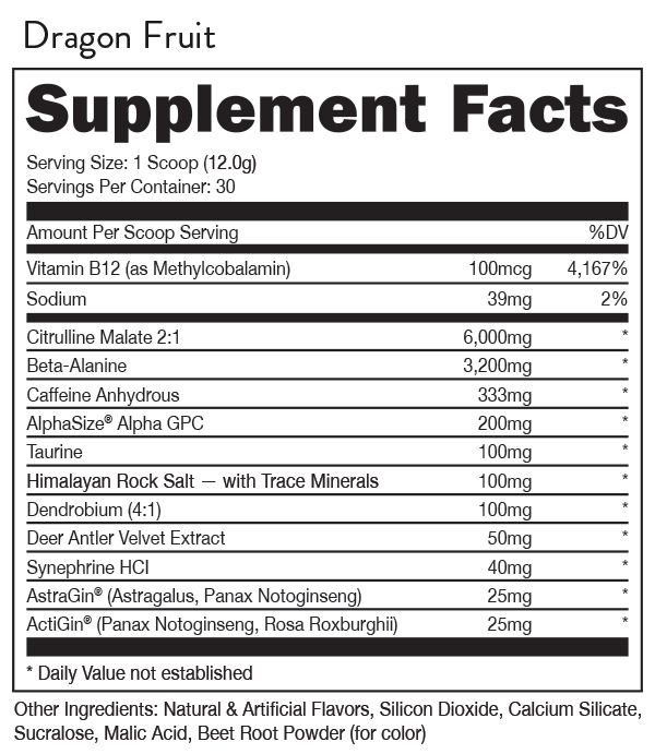 Woke AF - High Stimulant Pre-Workout - Bucked Up