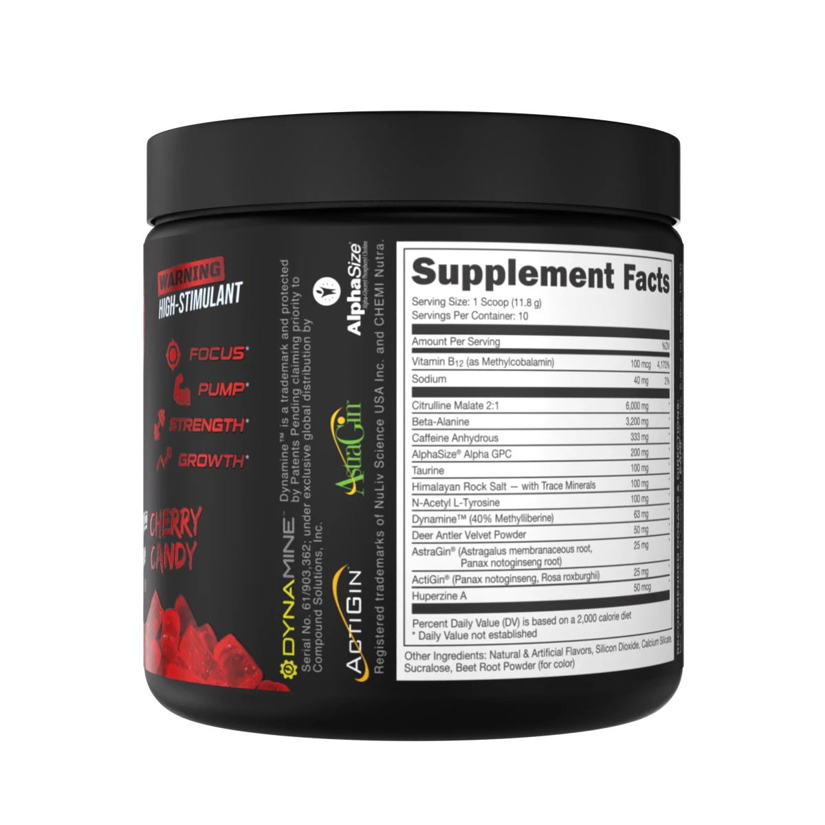 Candy Series Pre-Workout - Single Travel Tub - Bucked Up