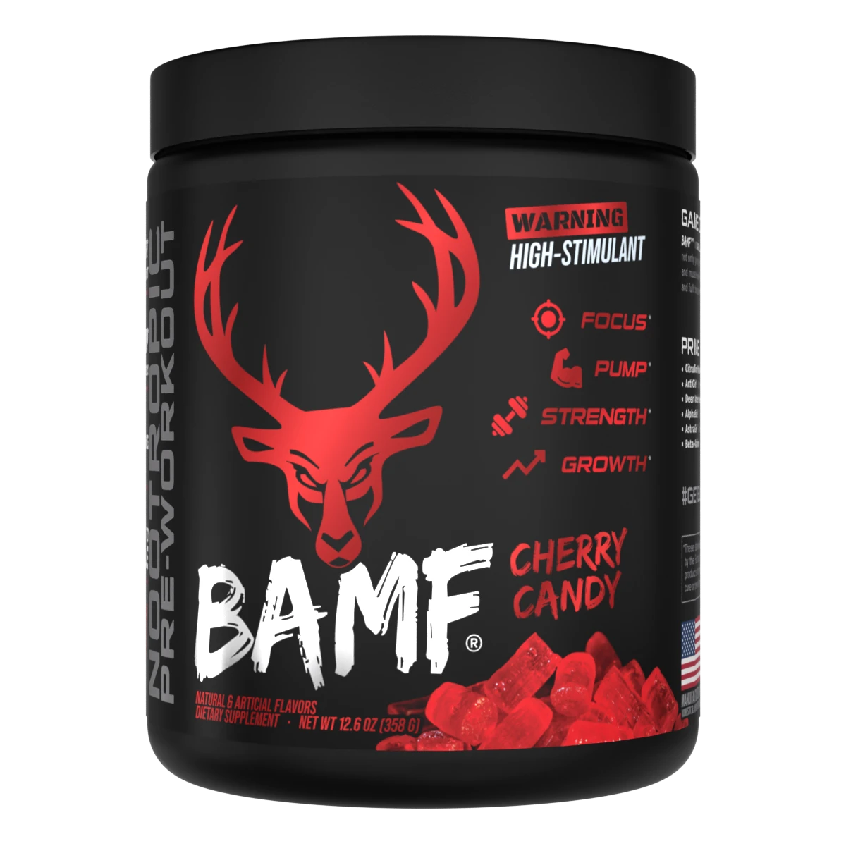 BAMF High Stimulant Nootropic Pre-Workout - Bucked Up