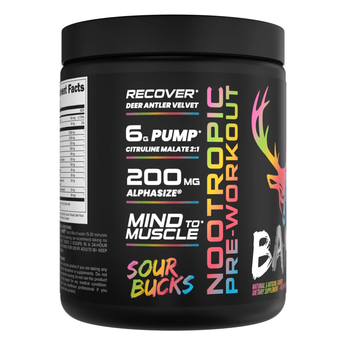 BAMF High Stimulant Nootropic Pre-Workout - Bucked Up