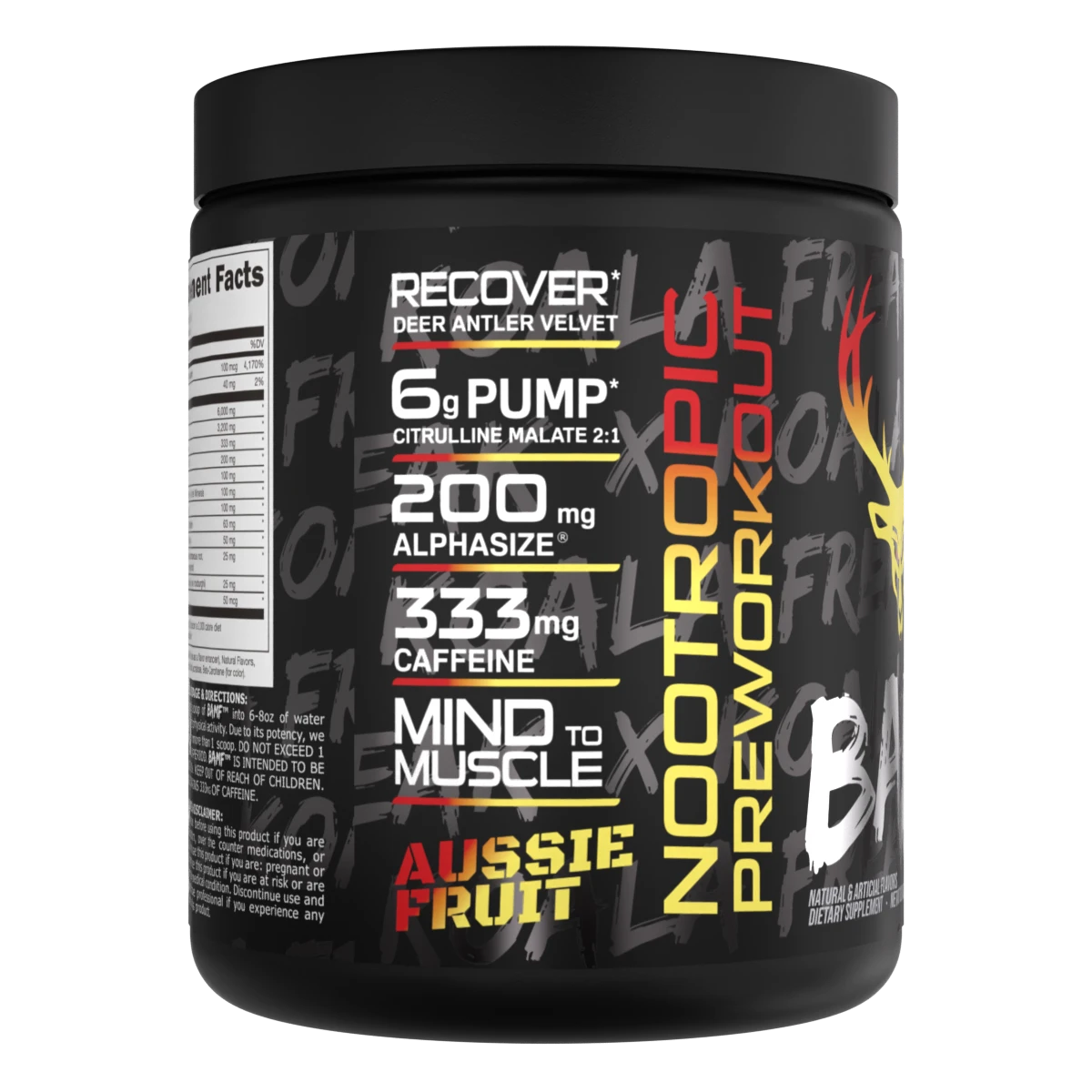 BAMF High Stimulant Nootropic Pre-Workout - Bucked Up