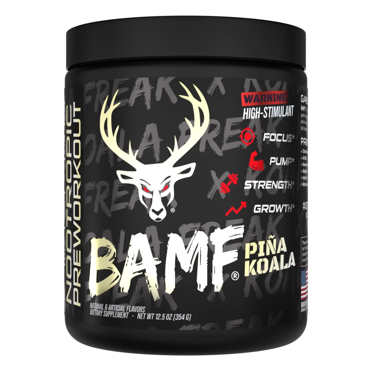 BAMF High Stimulant Nootropic Pre-Workout - Bucked Up