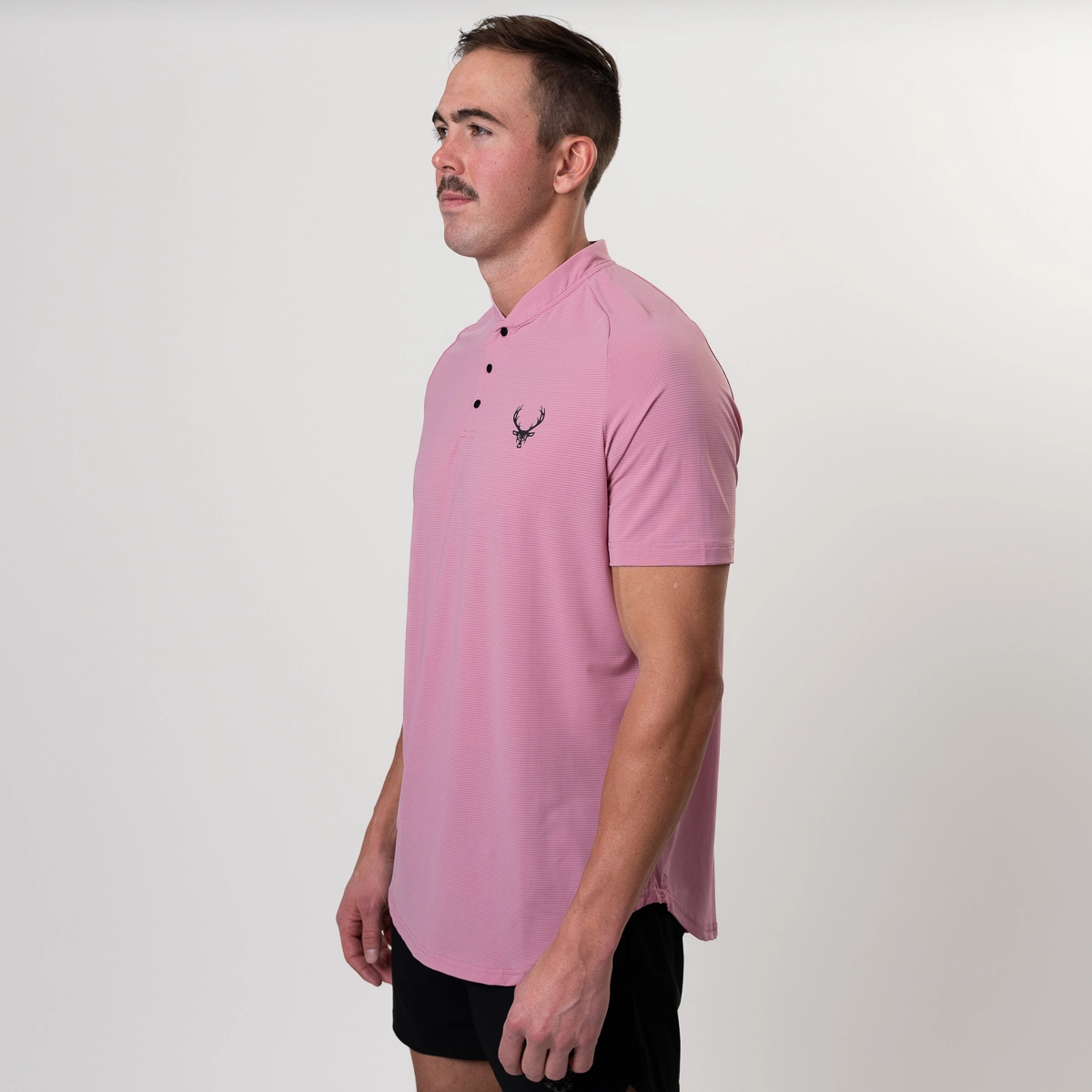 Lined Golf Mock Polo - Bucked Up