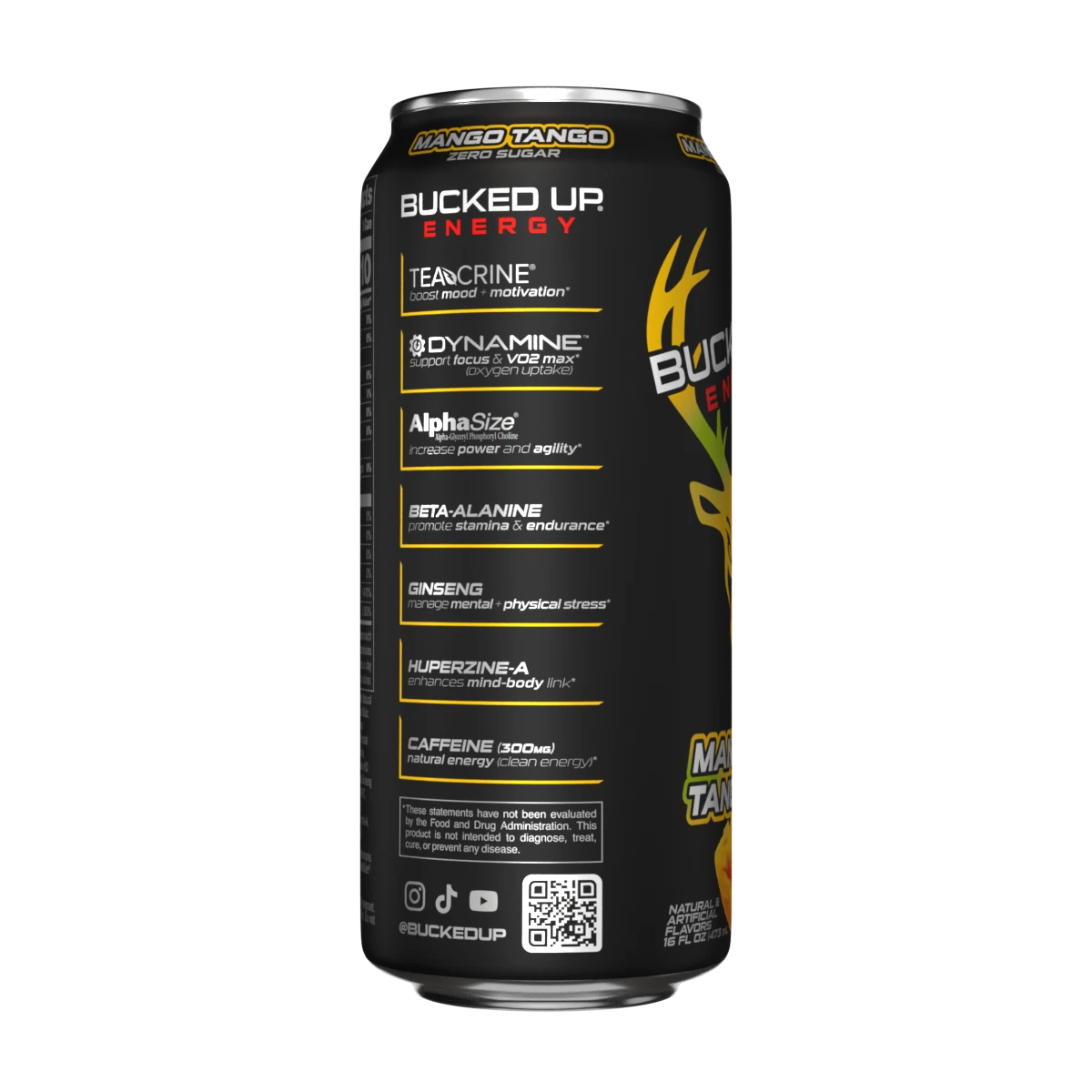 Bucked Up Energy (1 Case / 12 Cans) - Bucked Up