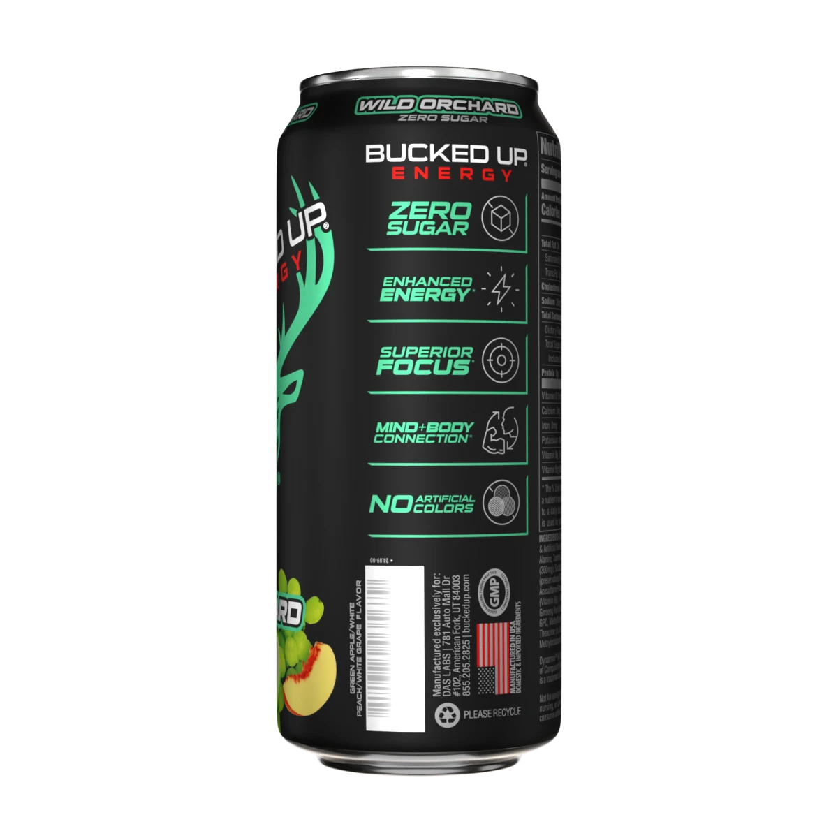 Bucked Up Energy (1 Case / 12 Cans) - Bucked Up