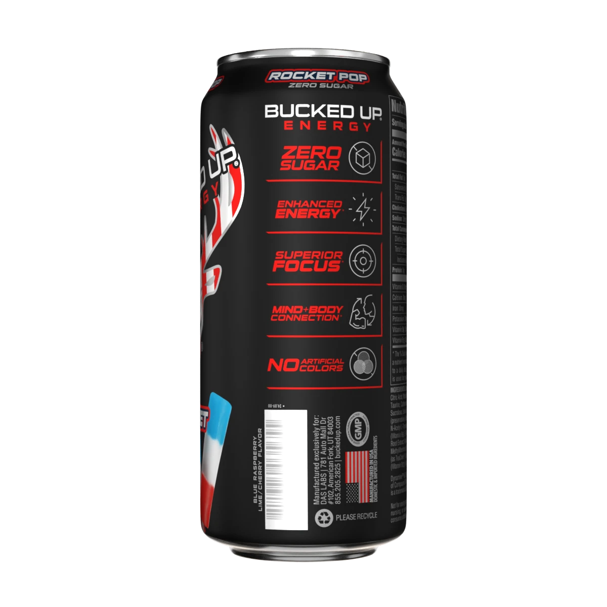 Bucked Up Energy (1 Case / 12 Cans) - Bucked Up