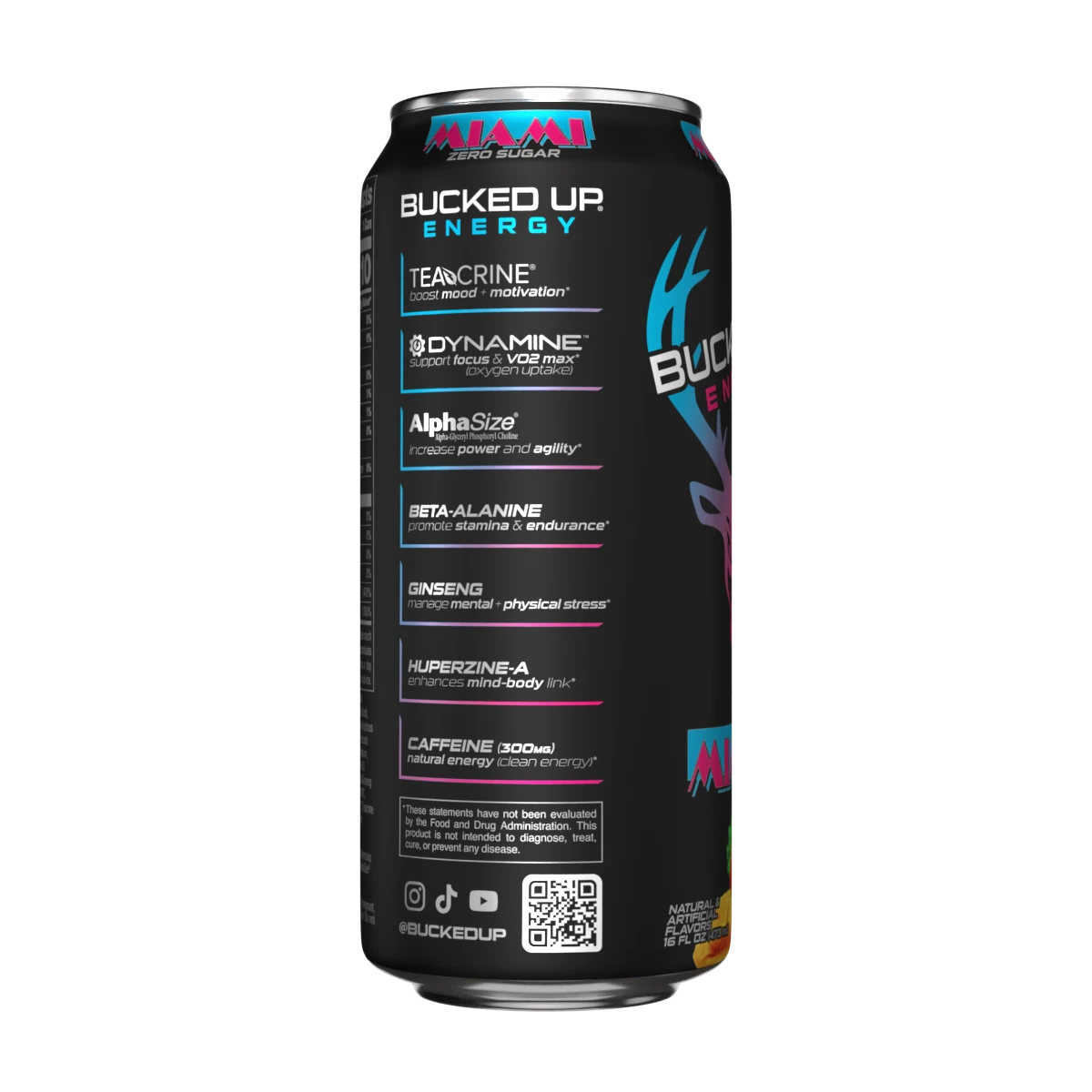 Bucked Up Energy (1 Case / 12 Cans) - Bucked Up