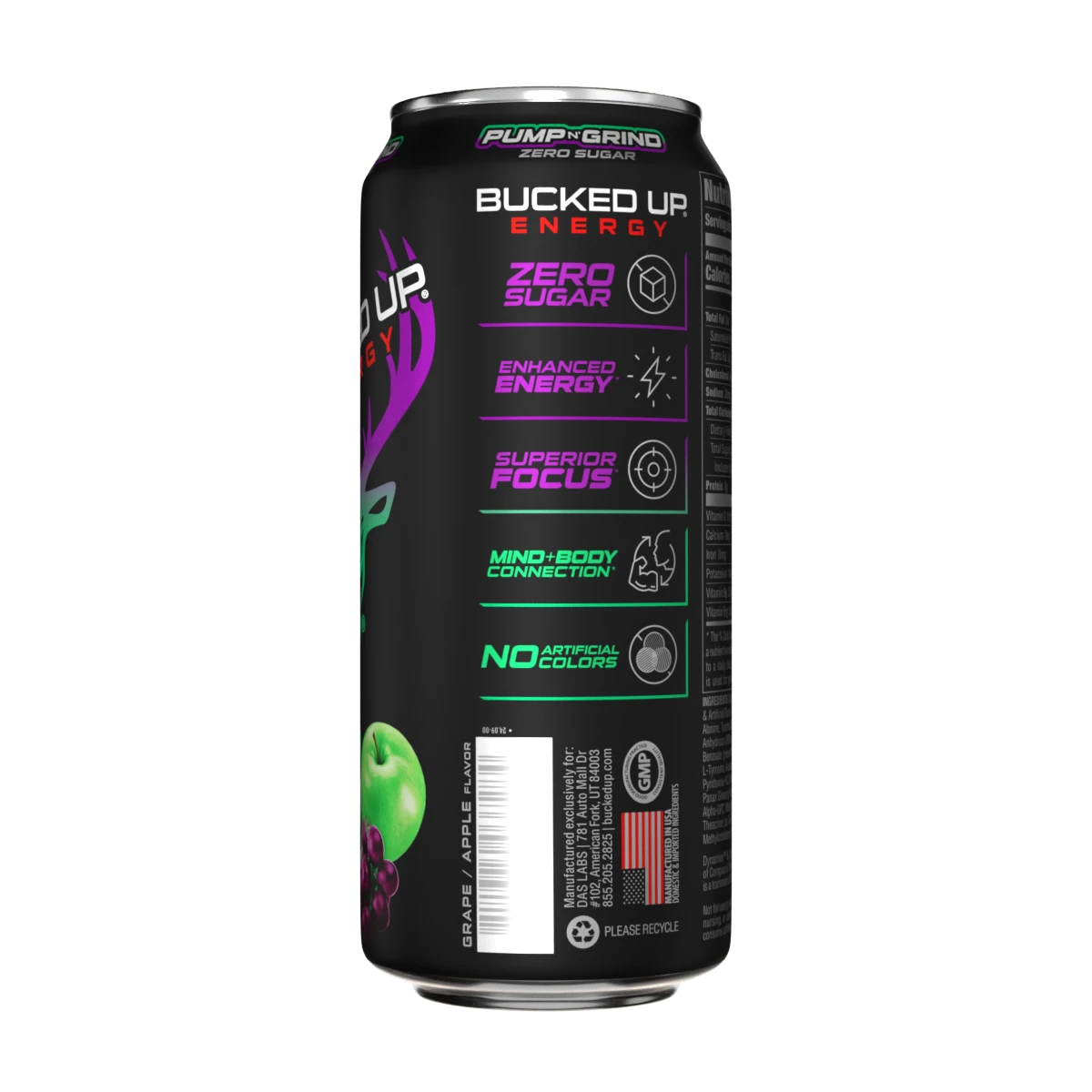 Bucked Up Energy (1 Case / 12 Cans) - Bucked Up