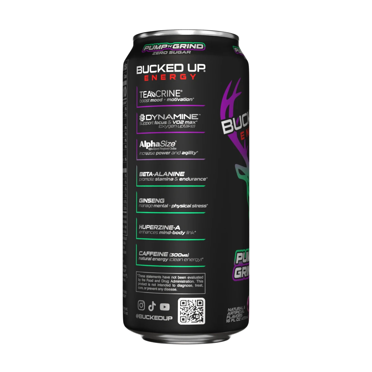 Bucked Up Energy (1 Case / 12 Cans) - Bucked Up