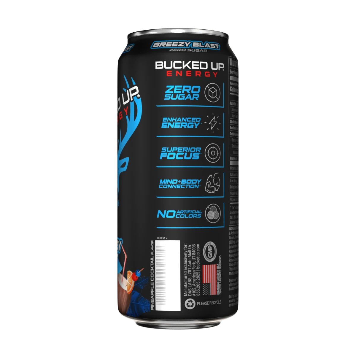 Bucked Up Energy (1 Case / 12 Cans) - Bucked Up