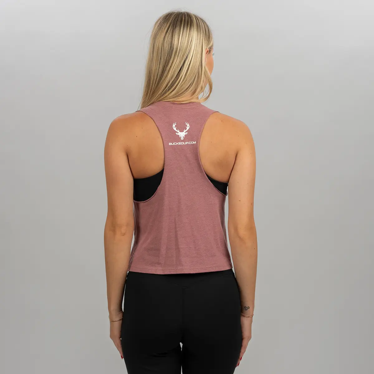 Cropped Muscle Tank - Bucked Up