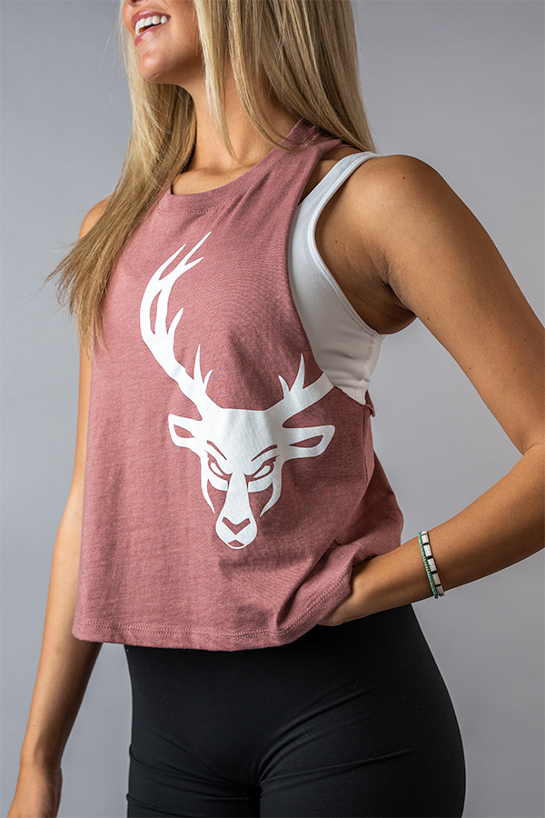 Cropped Muscle Tank - Bucked Up