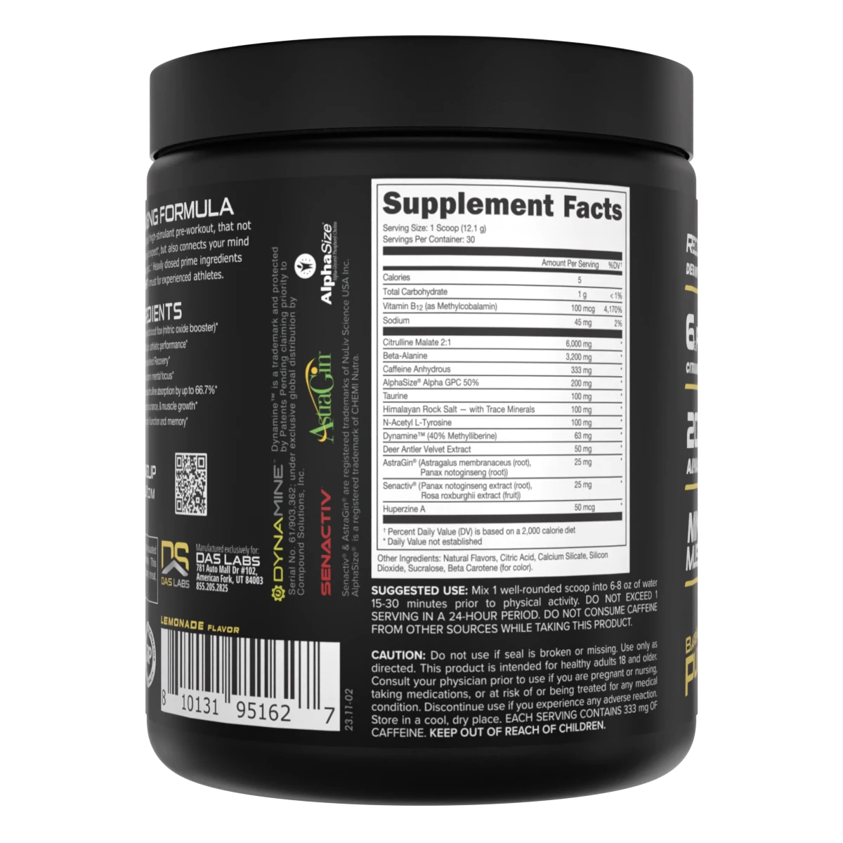 BAMF High Stimulant Nootropic Pre-Workout - Bucked Up