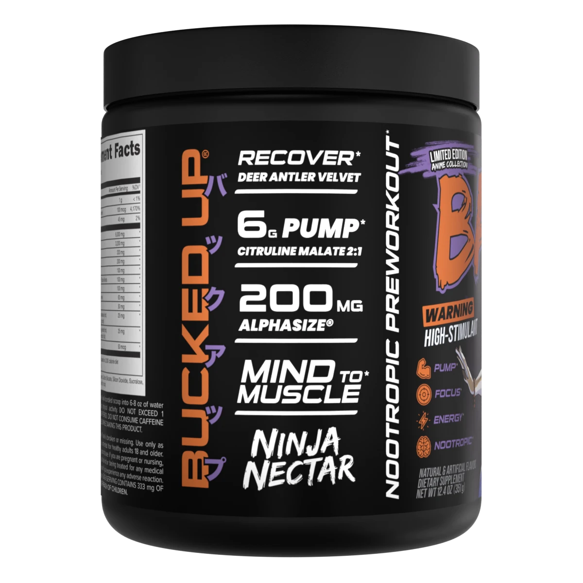 BAMF High Stimulant Nootropic Pre-Workout - Bucked Up