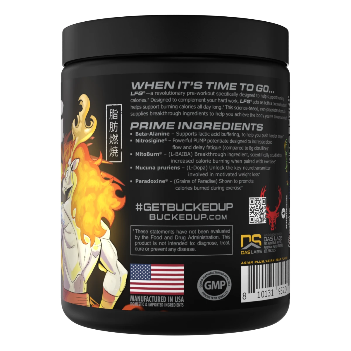 LFG Burn | Best Thermogenic Pre Workout for Weight Loss - Bucked Up
